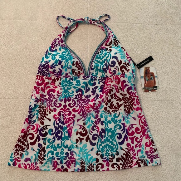 Mossimo Supply Co. | Swim | New Mossimo Swimsuit Tankini Halter Swim ...